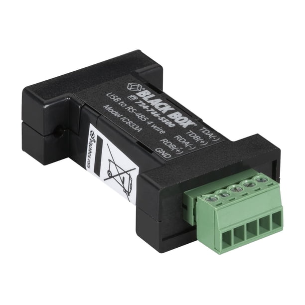 Black Box DB9 Mini Converter (USB to Serial) - Serial adapter - RS-485 ...