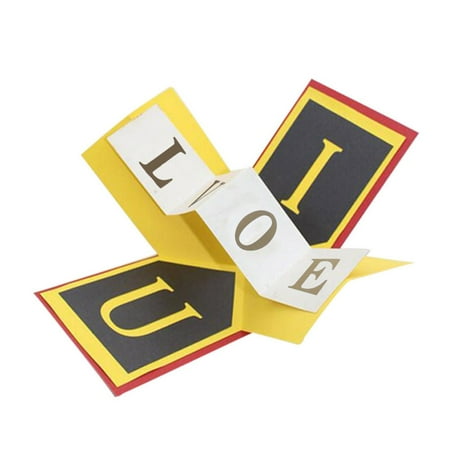 Boxing Day Deals Snorda Home 3D Valentine's Day Card Creative Handmade ...