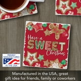 Thirstystone "Sweet Christmas" Single Tumbled Tile Stone Coaster ...