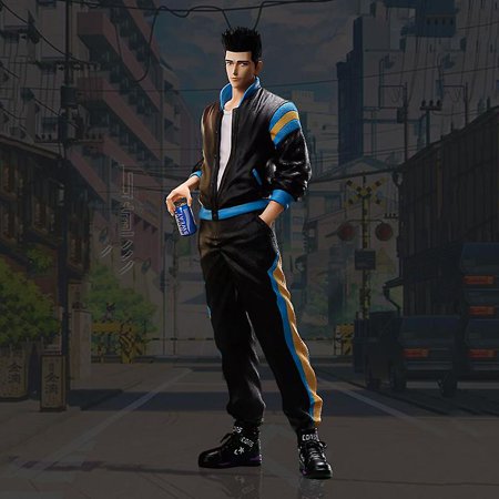 without box130cm Slam Dunk Figure Akira Sendoh Ryota Miyagi Hisashi ...