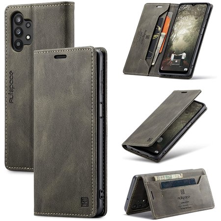 HAII Case for Samsung Galaxy A32 5G [Not fit A32 4G],PU Leather Folio ...