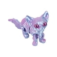 3D Printed Articulated Cartoon Cat Figurine Multi Color Feline ...