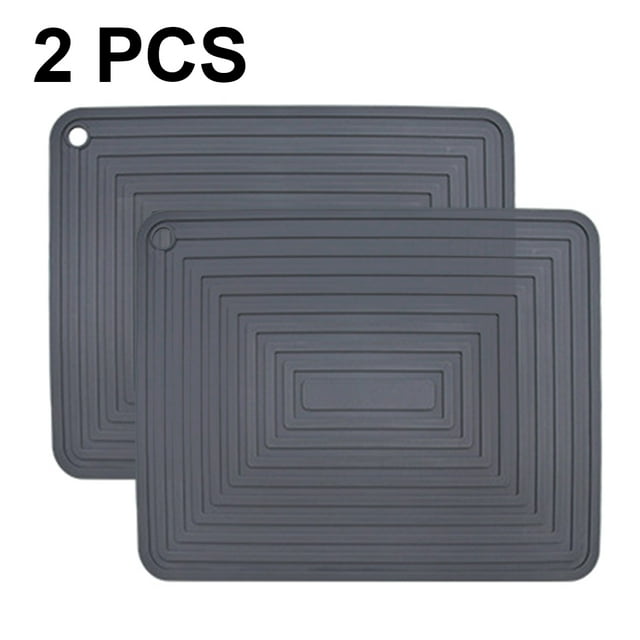 Large Silicone Trivet Mat Set: Heat Resistant Pot Holders for Hot ...