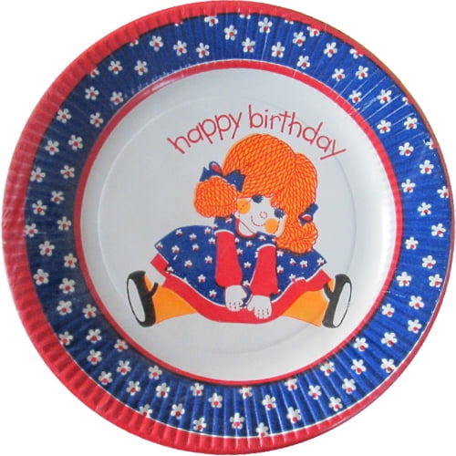 Raggedy Ann Vintage 1970s Small Paper Plates (8ct) - Walmart.com