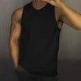Kpoplk Men Workout Tank Tops Gym Bodybuilding Training Fitness