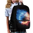 Binienty Lightning Baseball Print School Bookbag for Kids 8-14, 17 Inch ...