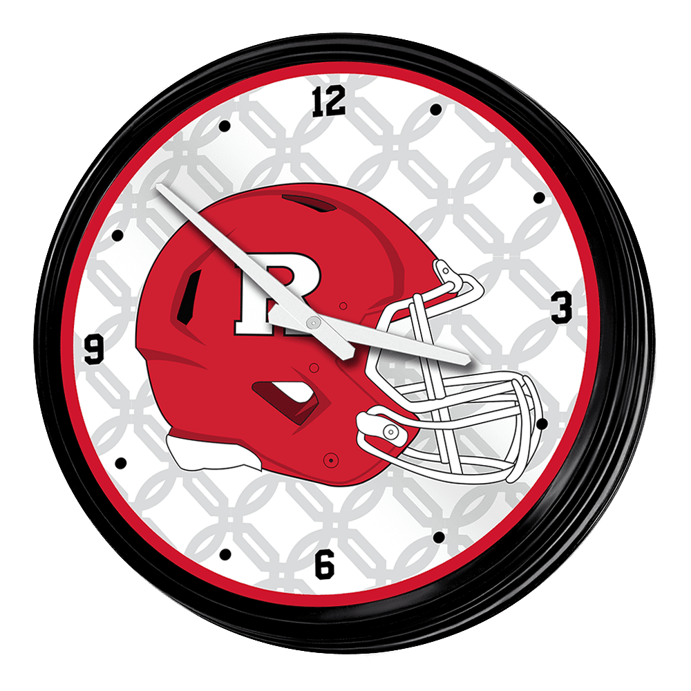 Rutgers Scarlet Knights: Helmet - Retro Lighted Wall Clock - Walmart.com