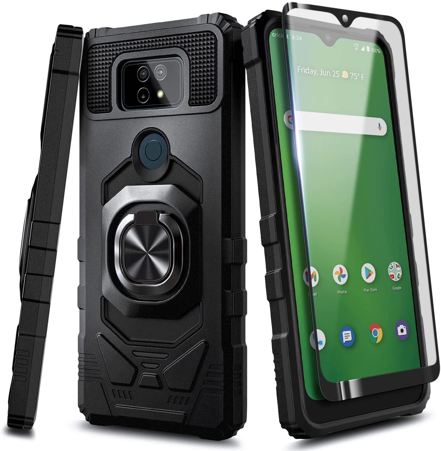 Cricket Ovation 2 / AT&T Maestro Max (2021) Phone Case with Tempered ...