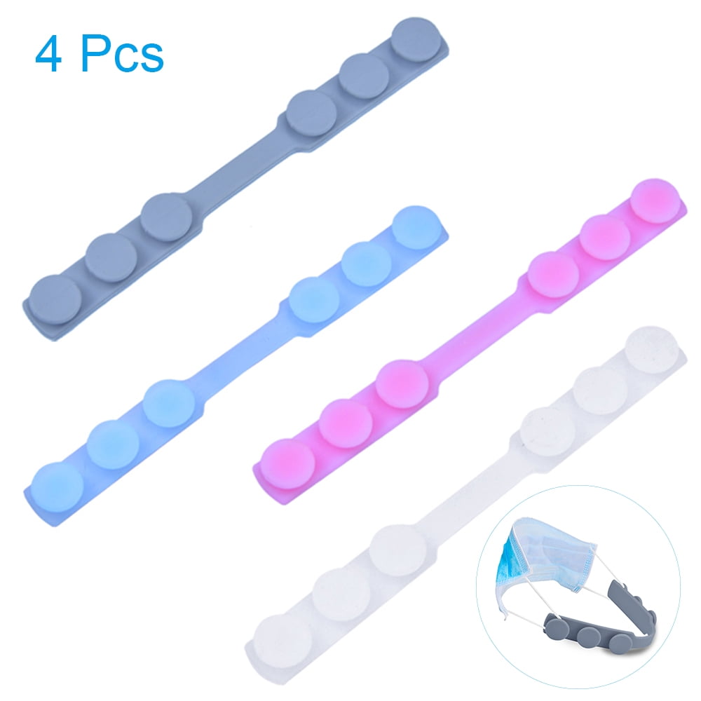 Click here for Yeacher 4 Pcs Mask Ear Strap Hook Soft Silicone Ma... prices