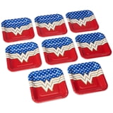 7" Wonder Woman Square Paper Party Plate, 8ct - Walmart.com
