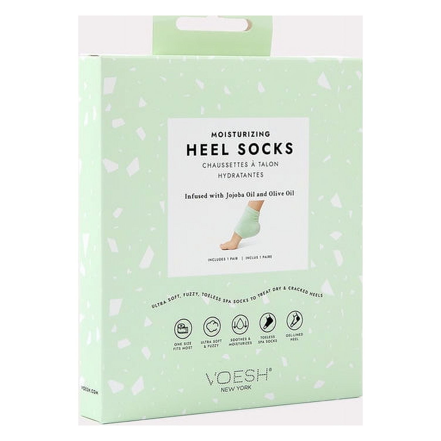 Click here for Voesh Moisturizing Heel Socks 1 Pair prices