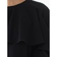 Scoop Women’s Long Sleeve Ruffle Top - Walmart.com