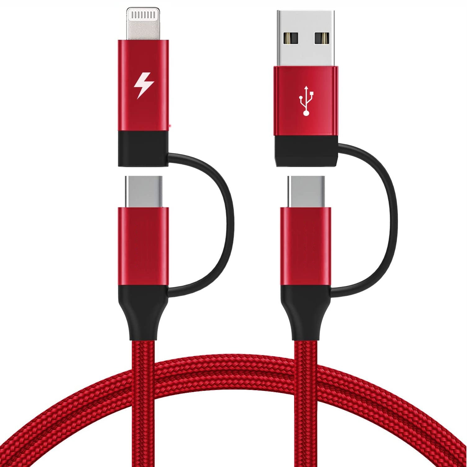 Fast Charger 4-in-1 USB-C Cable for Samsung Galaxy A23 5G Phone - Power ...