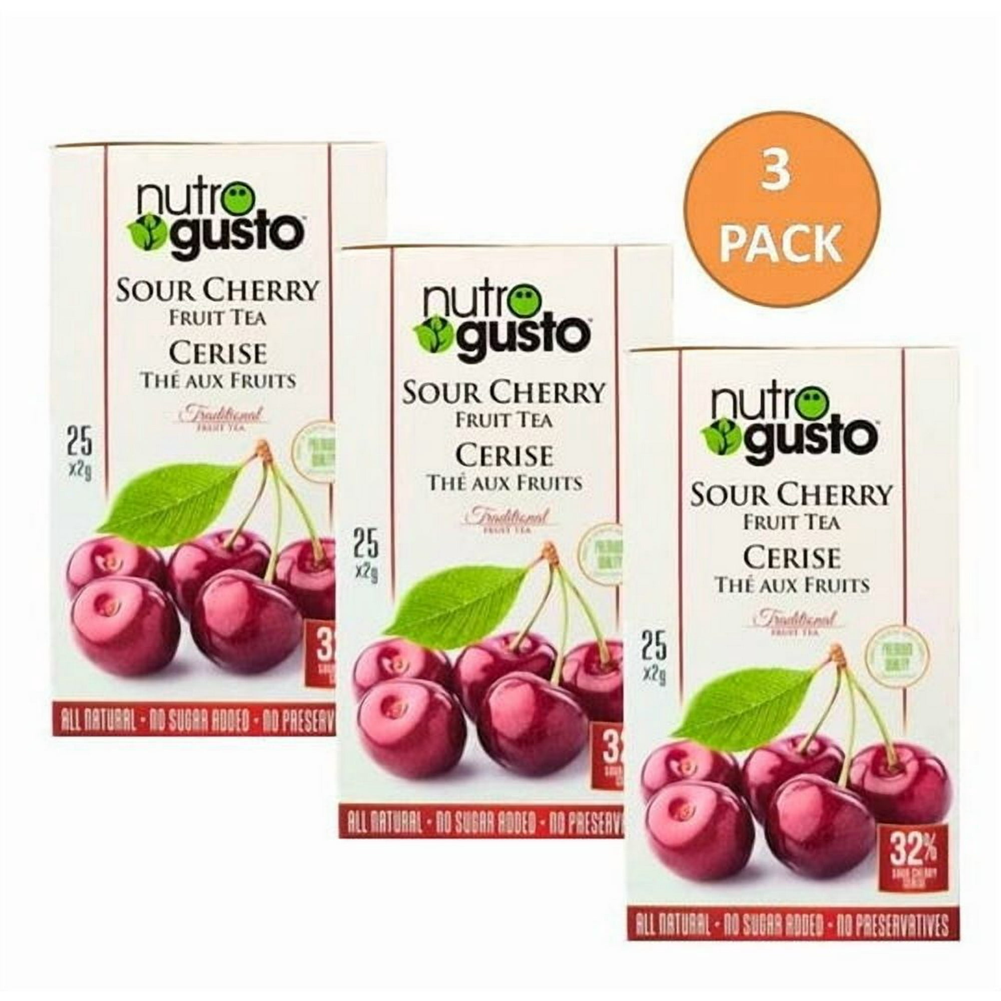 Click here for Nutro Gusto Cherry Tea 50g X3 prices