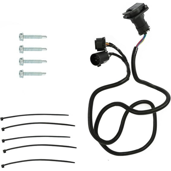 CURT 55243 Vehicle-Side Custom RV Blade 7-Pin Trailer Wiring Harness ...