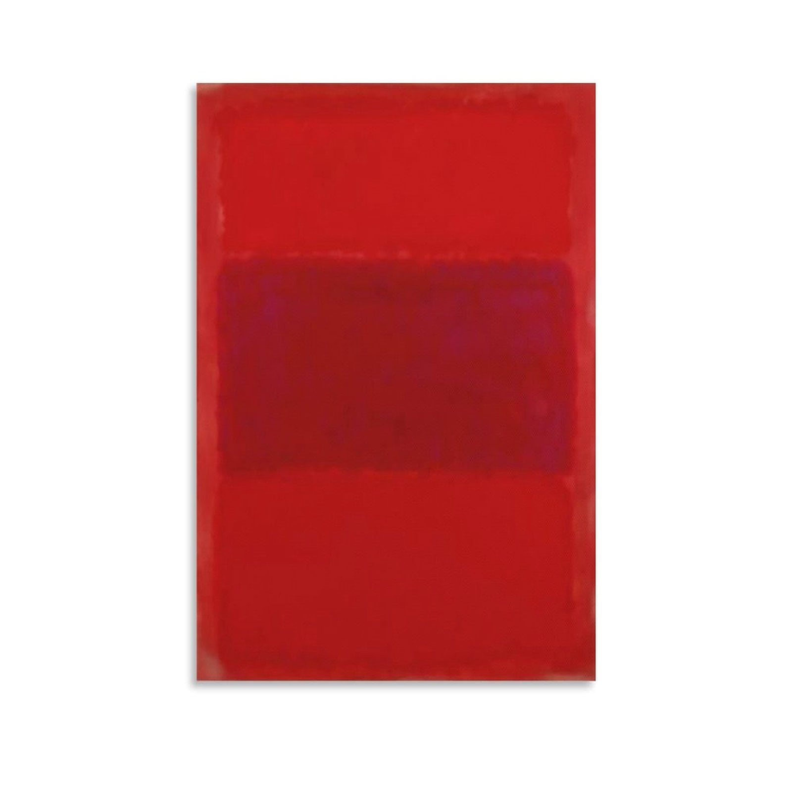 Póster de lienzo con pintura de campo de color rojo de Mark Rothko ...