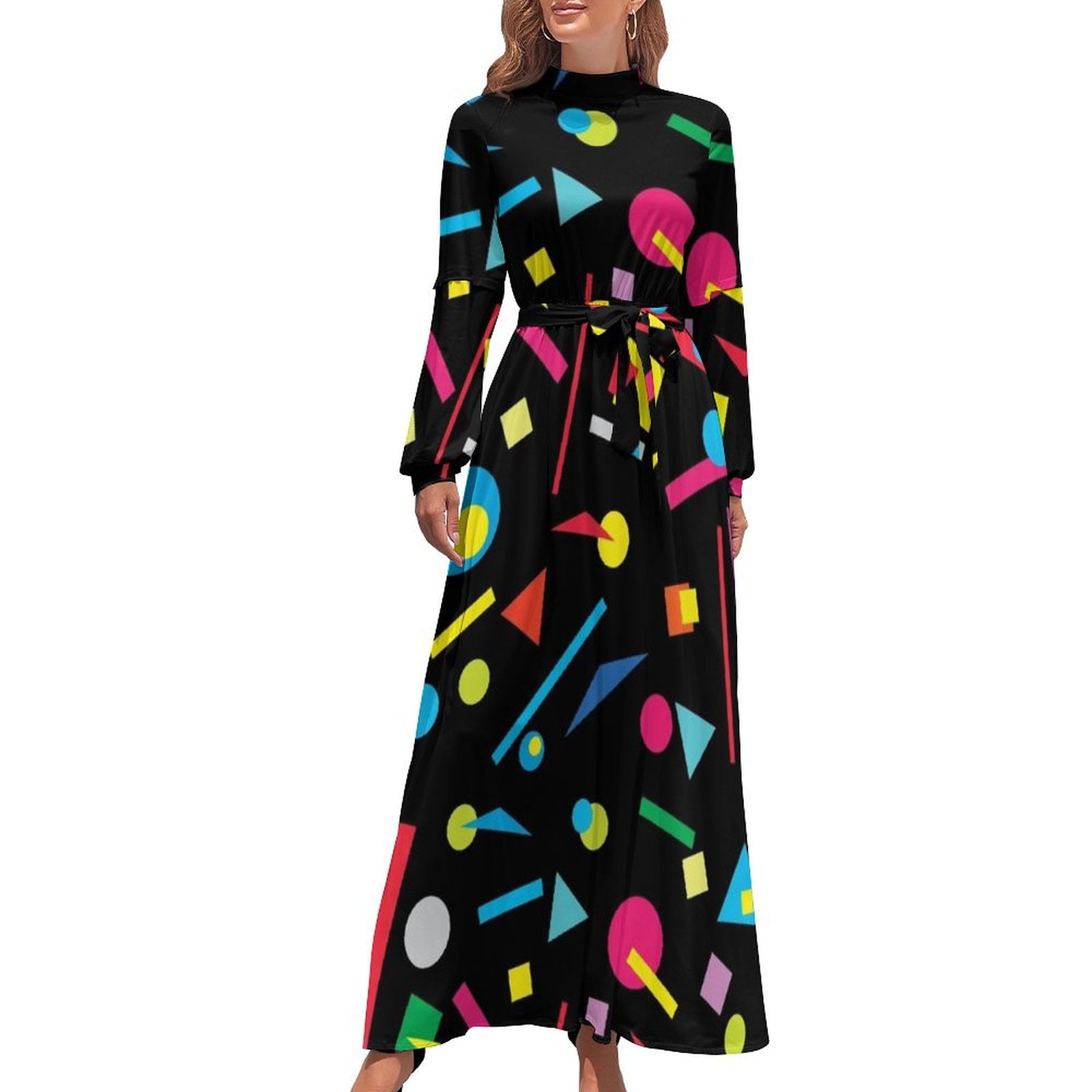 80s Blitz - Formas retro de colores - Clásicos de los 80 y 90 - Vestido ...