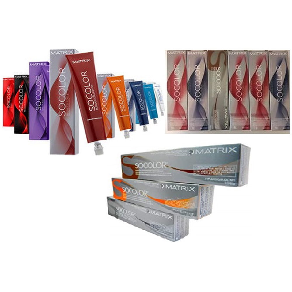 Matrix - Socolor Blended Collection Permanent Haircolor 3 oz. 7A ...