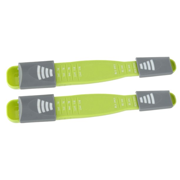 Measuring Spoon Adjustable Scale Double Ended Plastic Metering Spoon ...