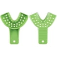 24/Pcs #4 Medium Lower, Dulock Dental Impression Trays Apple Green ...