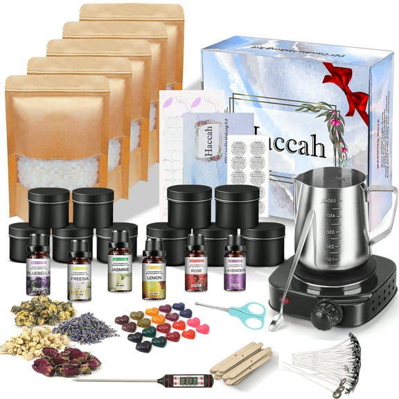 Pavelle Soy Wax Candle Making Kit for Kids & Adults with Supplies ...