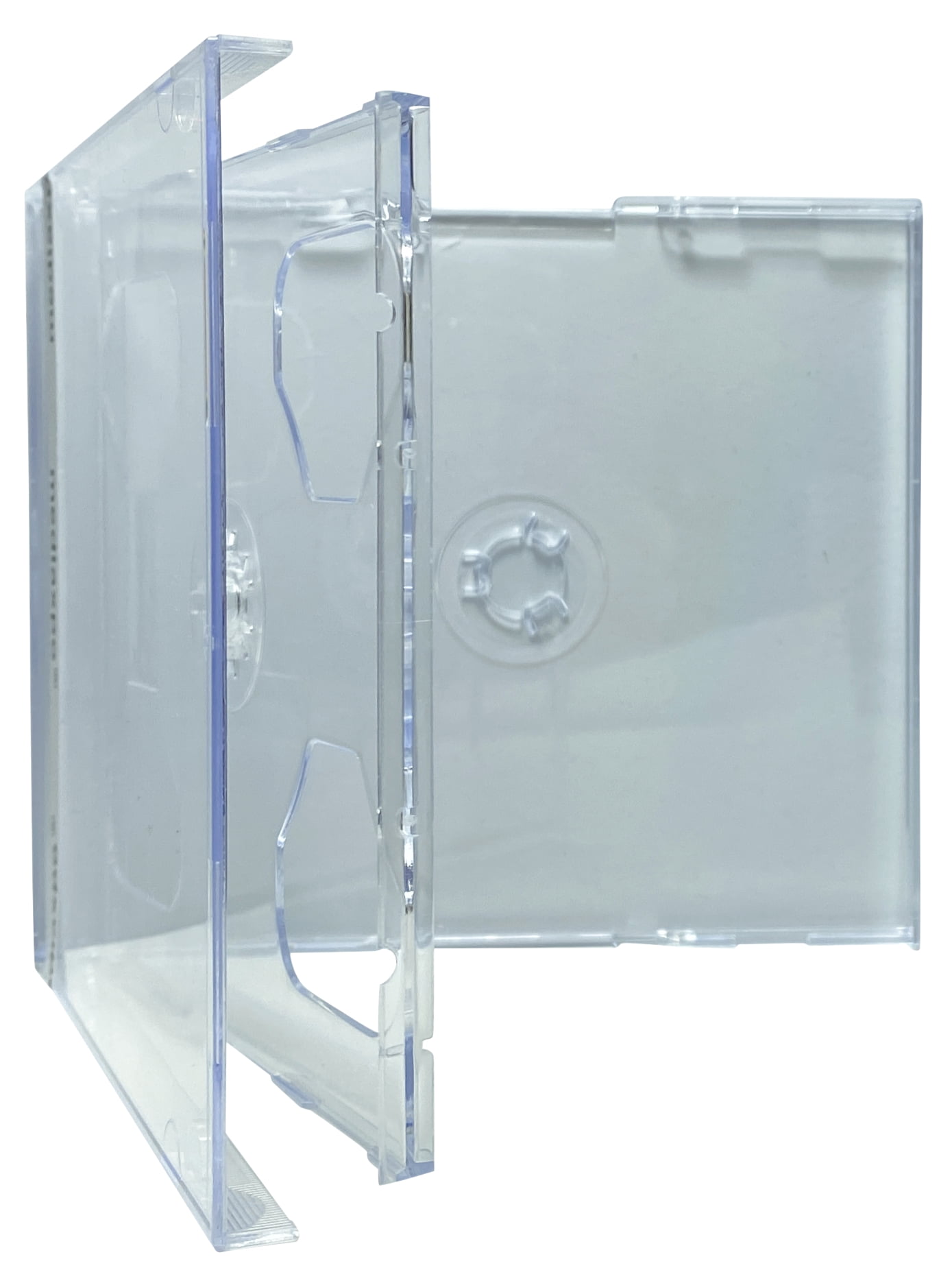 CheckOutStore 100 STANDARD Clear Triple 3 Disc CD Jewel Case - Walmart.com