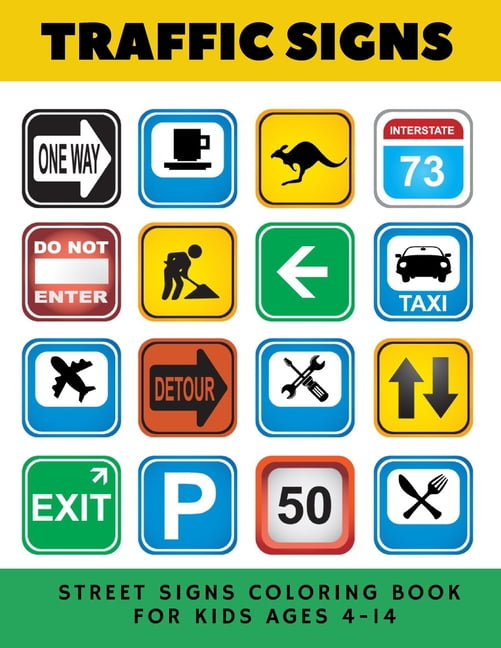 One Way Traffic Sign Coloring Pages