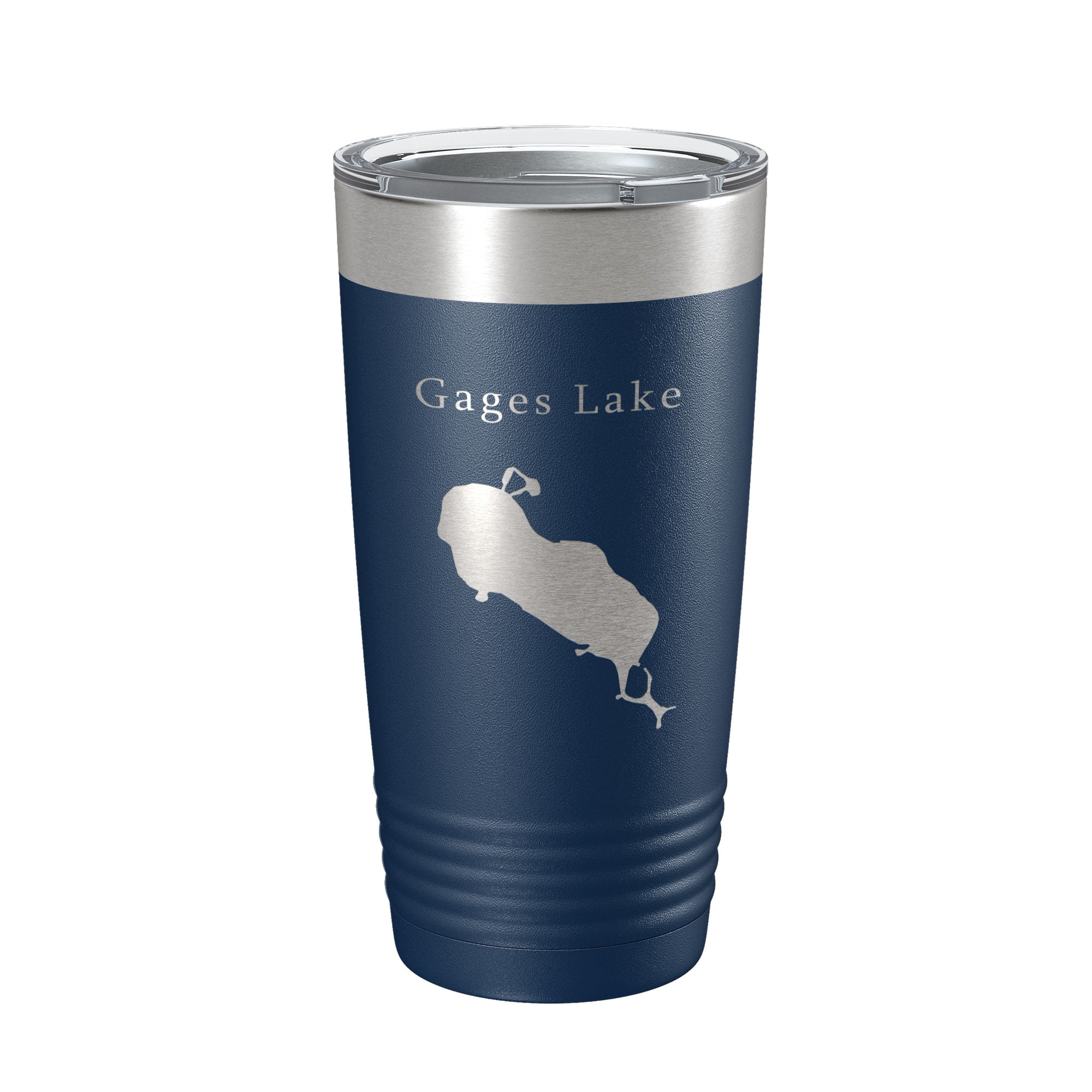 Gages Lake Map Tumbler Travel Mug Insulated Laser Engraved Coffee Cup ...