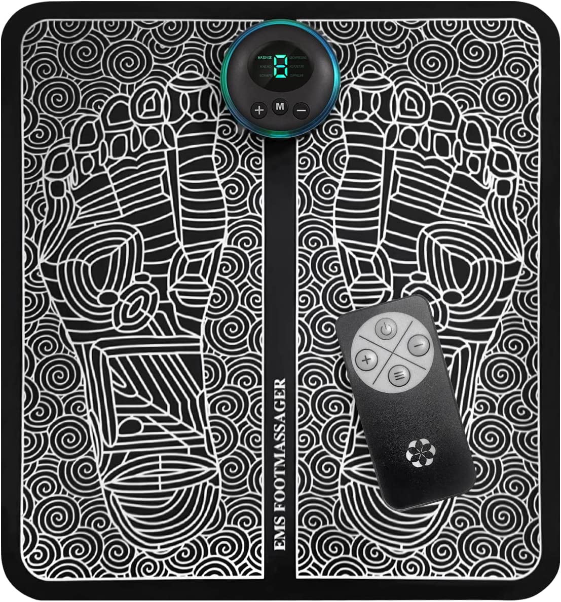 Vkahaak EMS Reshaping Foot Massager Mat Pad Portable Foot Massage Mat ...