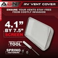 ABN RV Furnace Vent Bug Screen Cover, Stainless Steel Mesh, 4.1 x 7.5 x ...