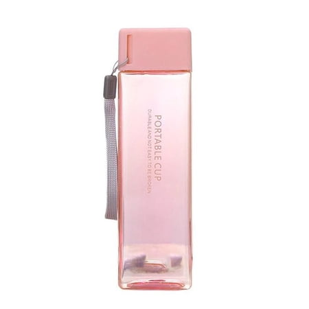 Square Plastic Water Cup Water Sports Cup With Portable Water Bottle ...