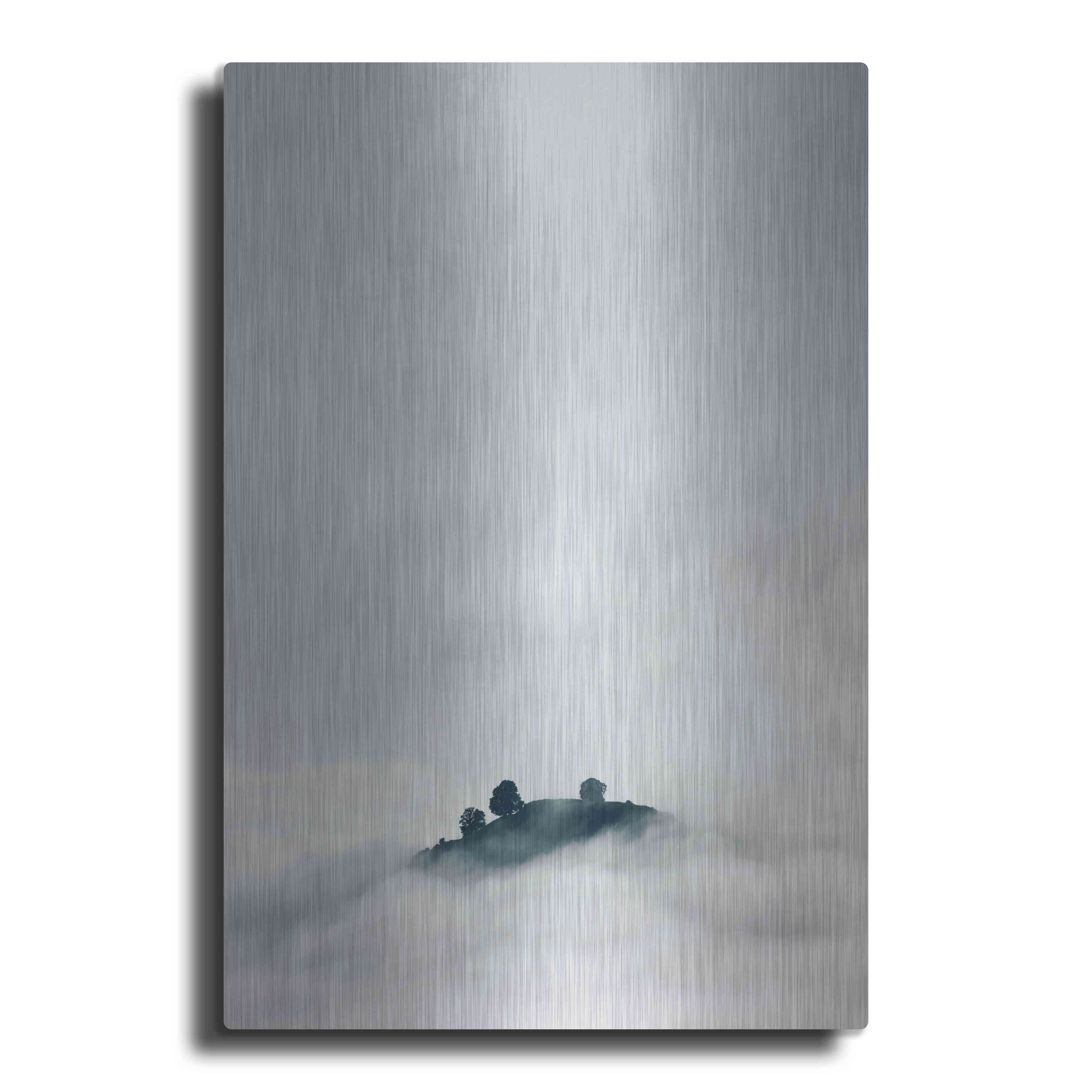Luxe Metal Art 'Lost in Mist' by Design Fabrikken, Metal Wall Art, 12 ...