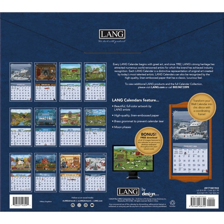 Susan Winget 2026 Calendar Kunstwerke Von Susan Winget... Lang Rooster ...