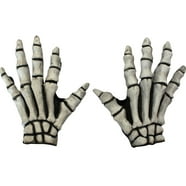 Wrist Bone Skeleton Gloves Adult Halloween Accessory - Walmart.com