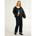 Free Assembly Women's Quilted Parachute Jacket, XS-XXL - Walmart.com