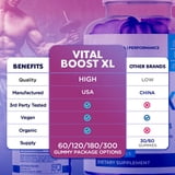 Vital Boost XL Gummies Advanced Formula All Natural Vitamin Supplement ...
