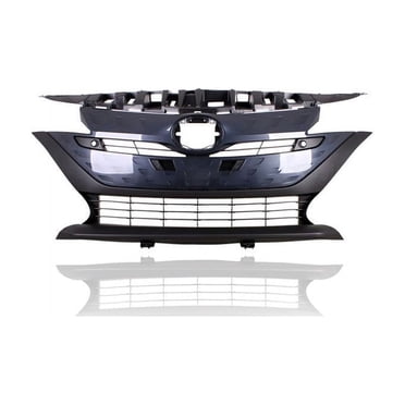 Grille Assembly Compatible With 2012-2014 Toyota Prius C Textured Black ...
