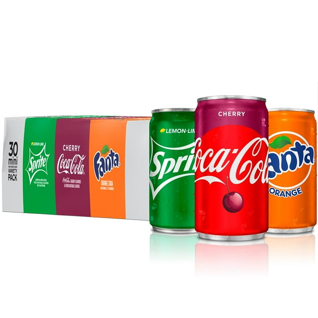 Coca-Cola Flavors Mini Cans Variety Pack 7.5 fl. oz., 30 pk. - Samsclub.com