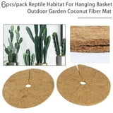 5Pcs Coconut Fibers Mulch Ring Tree Protector Mat, Natural Coco Coir ...