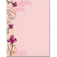 Soft Floral Letterhead Laser & Inkjet Printer Paper, 25 Sheets per Pack ...