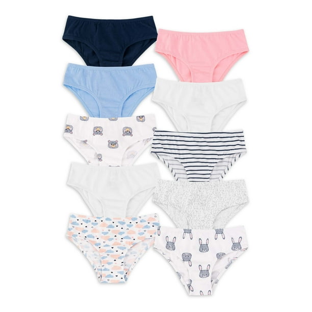 Wonder Nation Toddler Girls Hipsters, 10-Pack, Sizes 2T-5T - Walmart.com