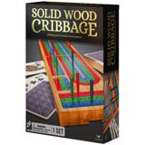 Solid Wood Cribbage Folding Board with Playing Cards - Walmart.com