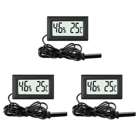LZMY 3pcs Indoor Outdoor Mini Probe Temperature Humidity Sensor Digital ...