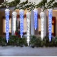 Gemmy LightShow ShootingStar Icicle Light String 10-Count Icicles White ...