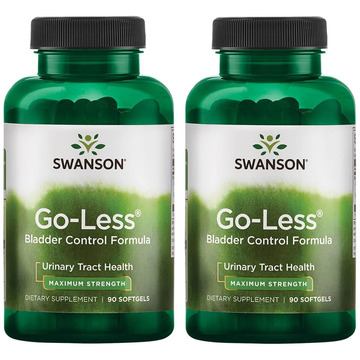 Swanson Go-Less Bladder Control Formula - Maximum Strength 90 Sgels 2 ...