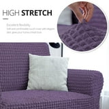NICEEC Sofa Slipcover Purple Sofa Cover 1 Piece Easy Fitted Sofa Couch ...
