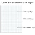 (3-Pack) Graph Paper - A4 Unpunched Grid Paper, 300Sheets / 600Pages ...