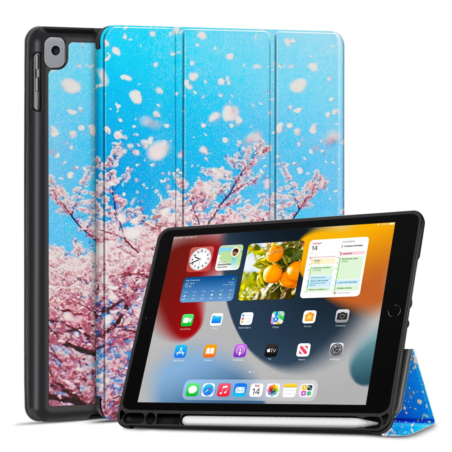 Case for iPad 9th Gen 2021/iPad 8th 2020/iPad 7th 2019 Generation ...