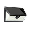 HART Solar LED Pathway and Security Light, Dusk to Dawn, Black, One ...