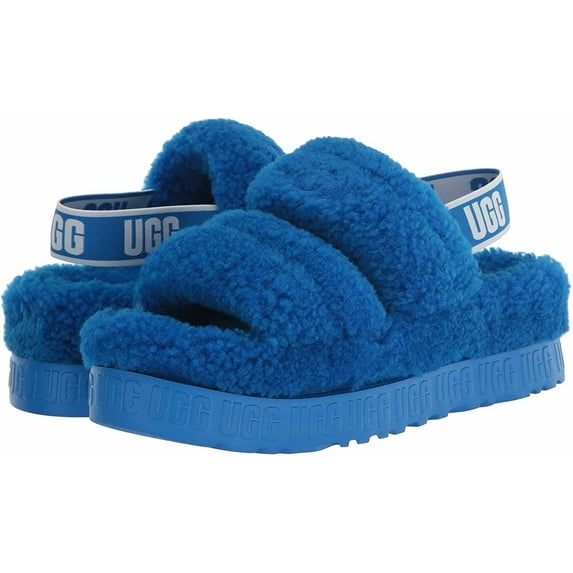 UGG Women's Oh Fluffita Sheepskin Slipper Slide Sandals 1120876 ...